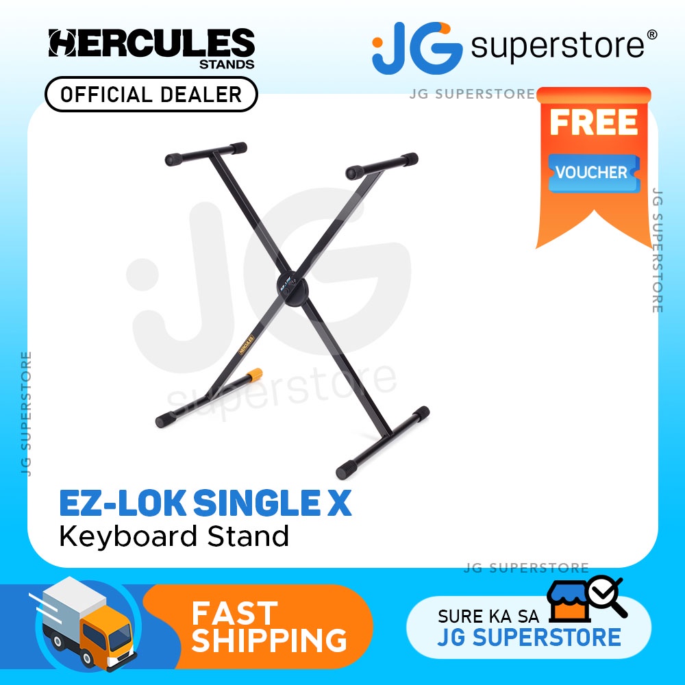 Hercules Lightweight X-Style Single Keyboard Stand KS110B | JG ...