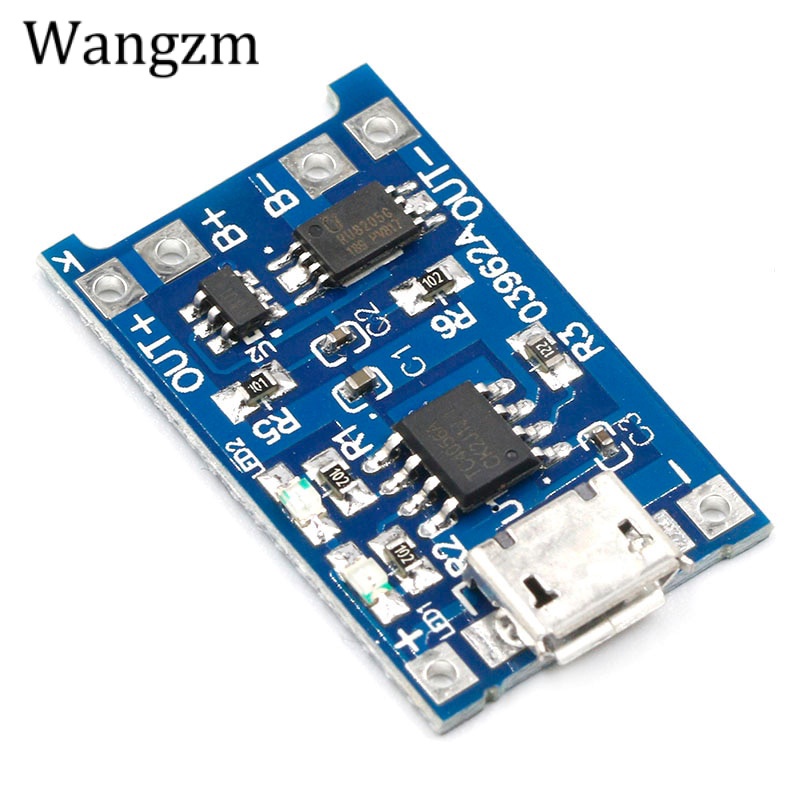 5V 1A Micro USB 18650 Lithium Battery Charging Board Charger Module ...