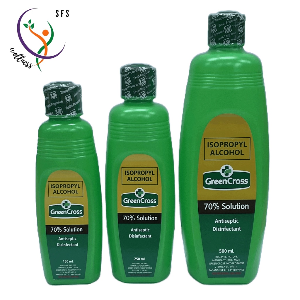 Green Cross Isopropyl Alcohol 70% Solution | Shopee Philippines