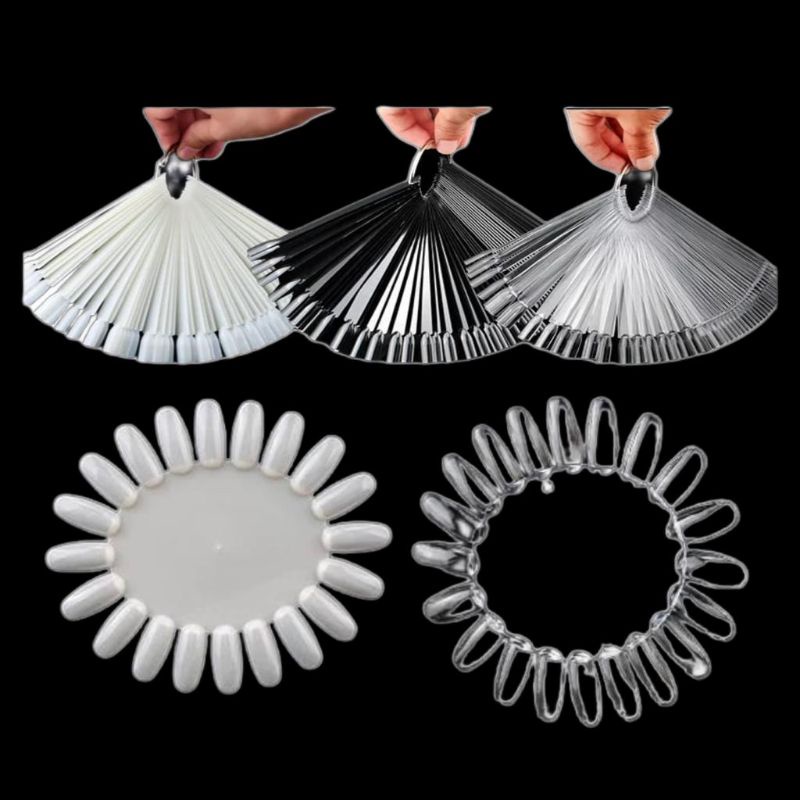 PUTIH 50kuku Ring Chart Nail Art 20kuku Nail Chart Display Nail Color ...
