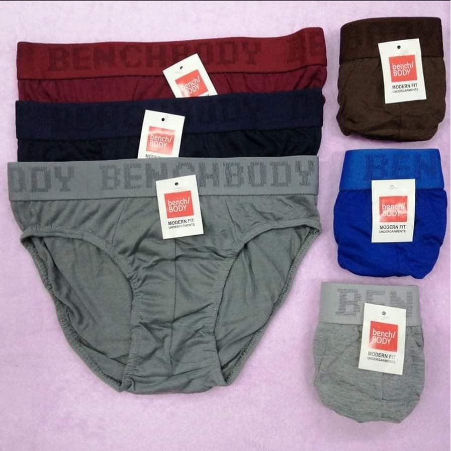 COD 3&6Pcs Men's Cotton high-quality Briefs Underwear | Shopee Philippines