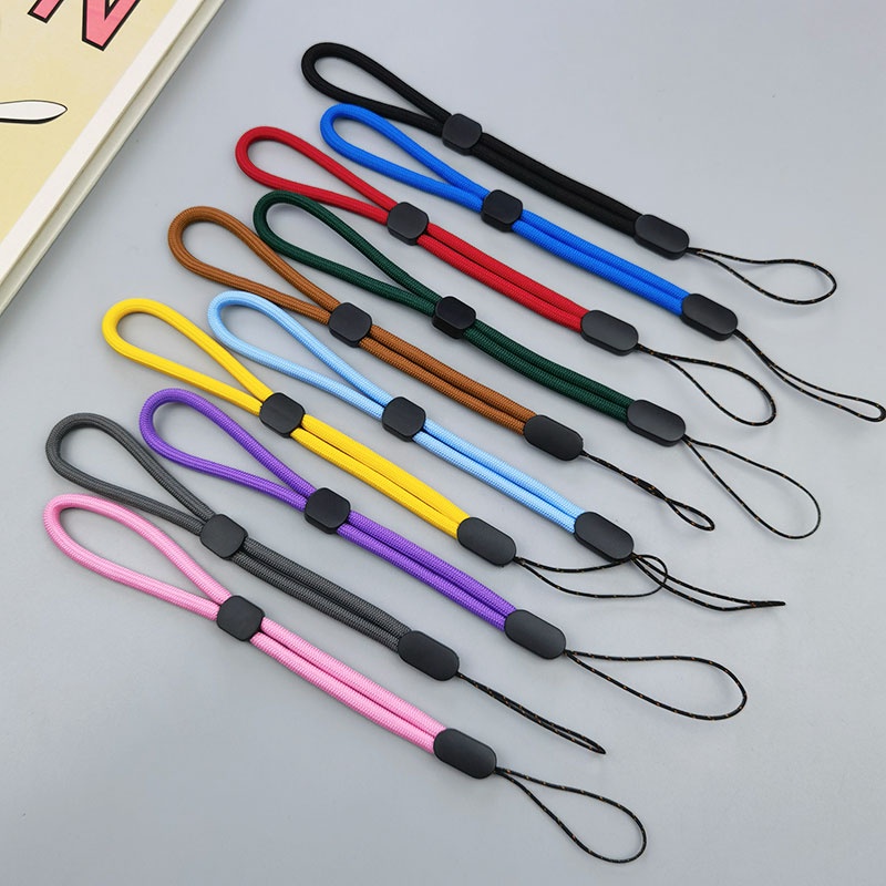 [READY STOCK]Fashion simple solid color mobile phone short lanyard ...