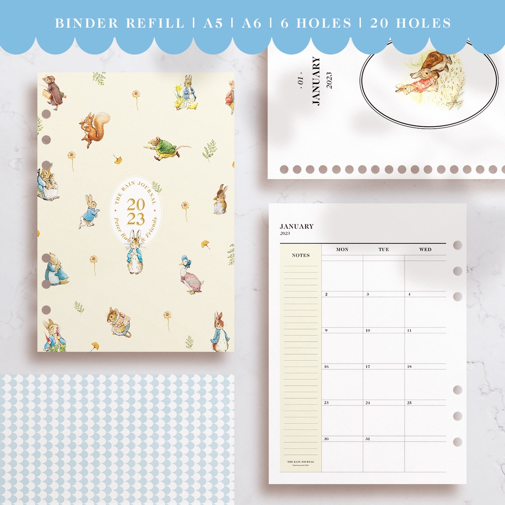 2025 Year of the Rabbit Planner - Peter Rabbit Planner, 2023 Calendar ...