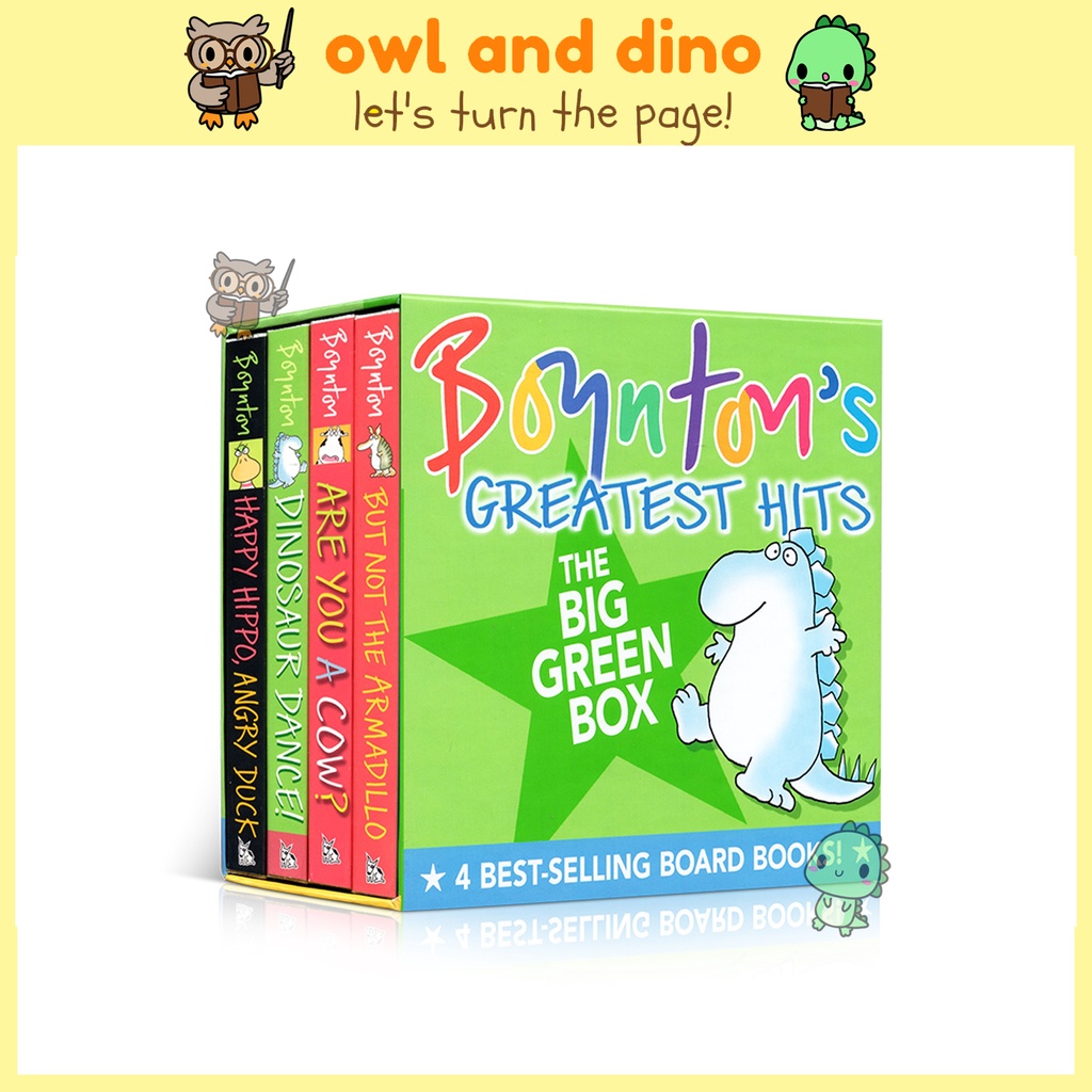 Boynton's Greatest Hits The Big Green Box (4pc Board Book Set) | Shopee ...