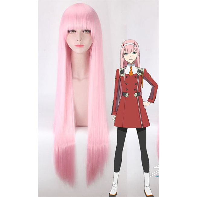 Anime DARLING in the FRANXX Zero Two 02 Cosplay Costume with Wig ...
