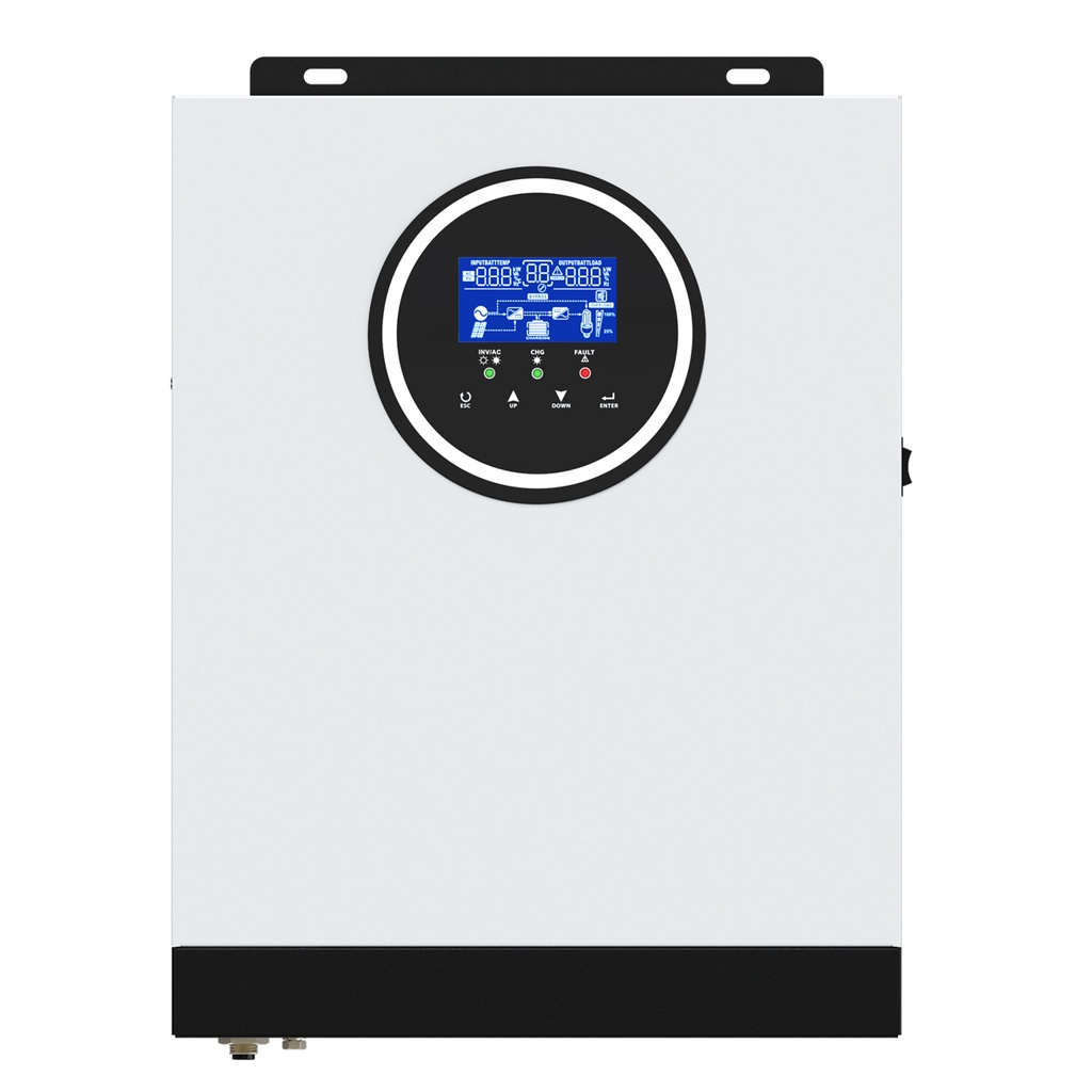Y&H 3KW Solar Hybrid Inverter DC24V to AC230V, Off-Grid Pure Sine Wave ...