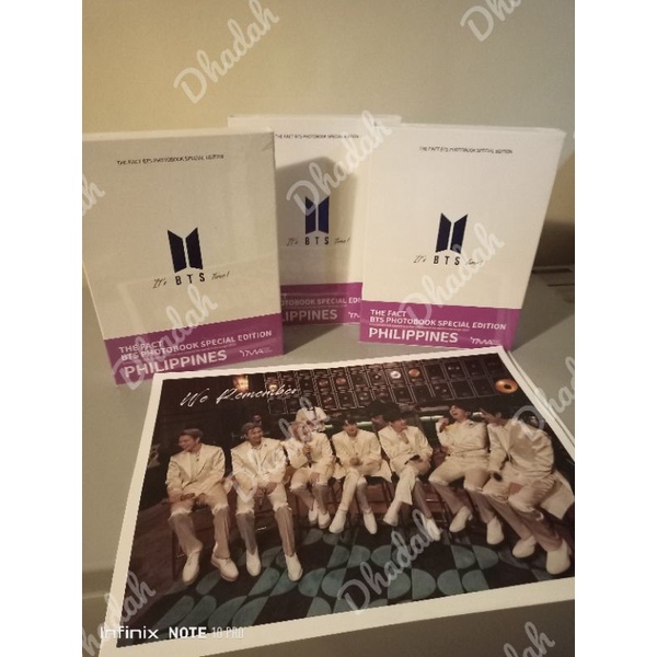 BTS The Fact Photobook Special Edition with Free Poster | Shopee ...