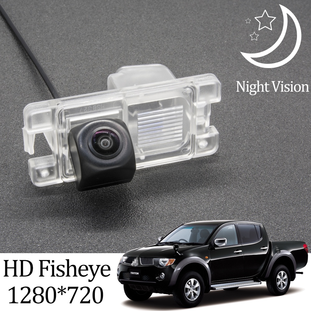HD Starlight night vision CCD 12V 1280*720 Fisheye Rear View Camera For ...