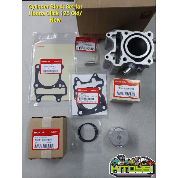 Honda Cylinder Block Set - Click 125 V.1, Click 125 V.2 | Shopee ...