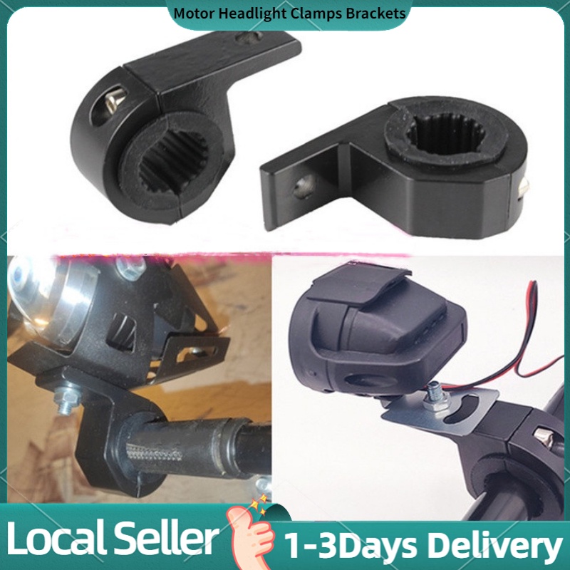 1pc Car Motorcycle Headlight Clamps Brackets Tube Clamp Kit For ...