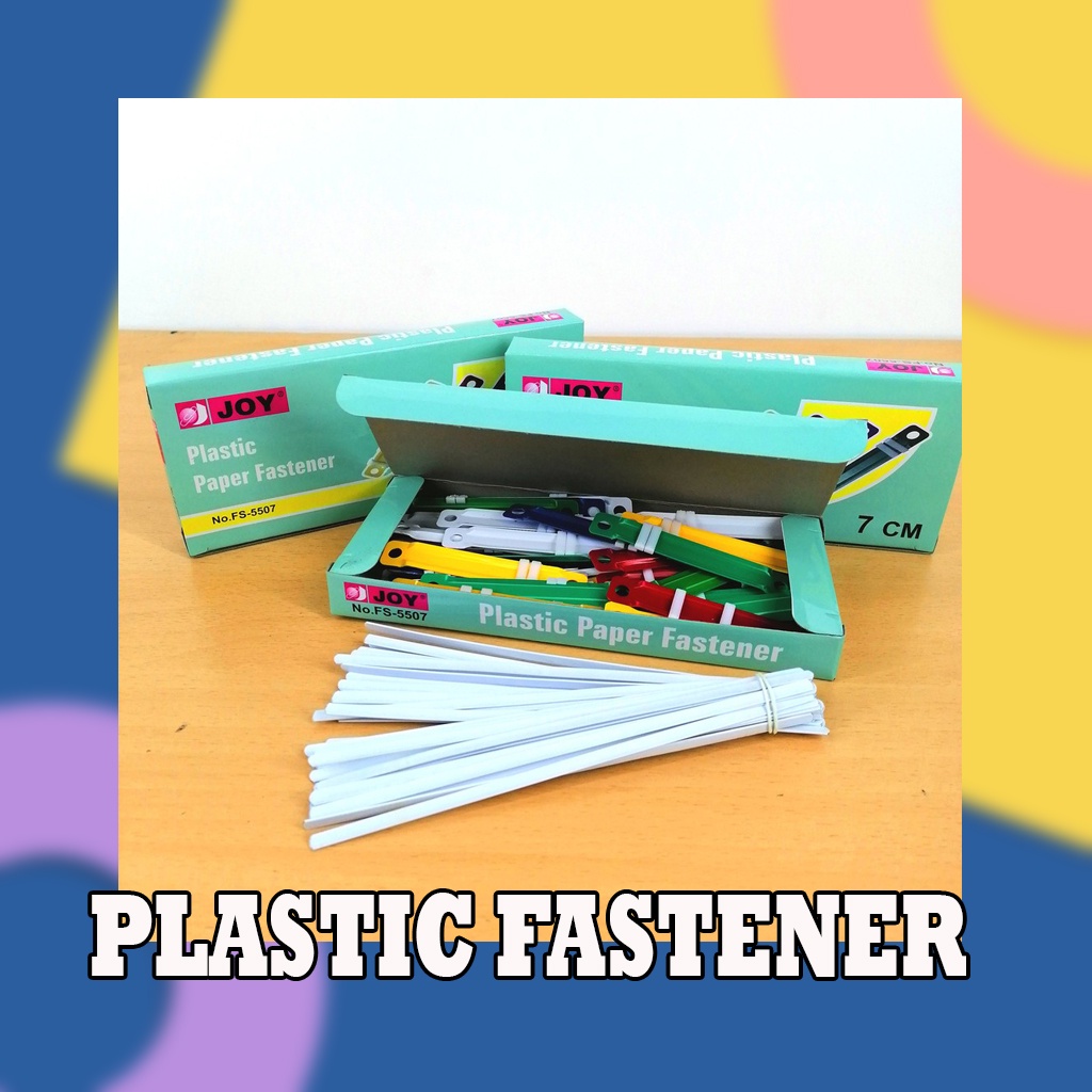 Plastic fastener assorted color ( sold by box 50sets / by 5's) | Shopee ...
