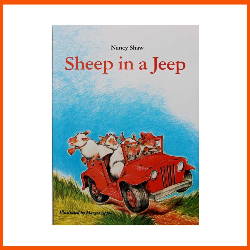 Sheep in a Jeep By Nancy E. Shaw Educational English Picture Book ...