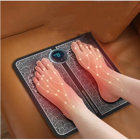 Japan Electric EMS Foot Massage Pad Relief Fatigue Micro Current Pulse ...
