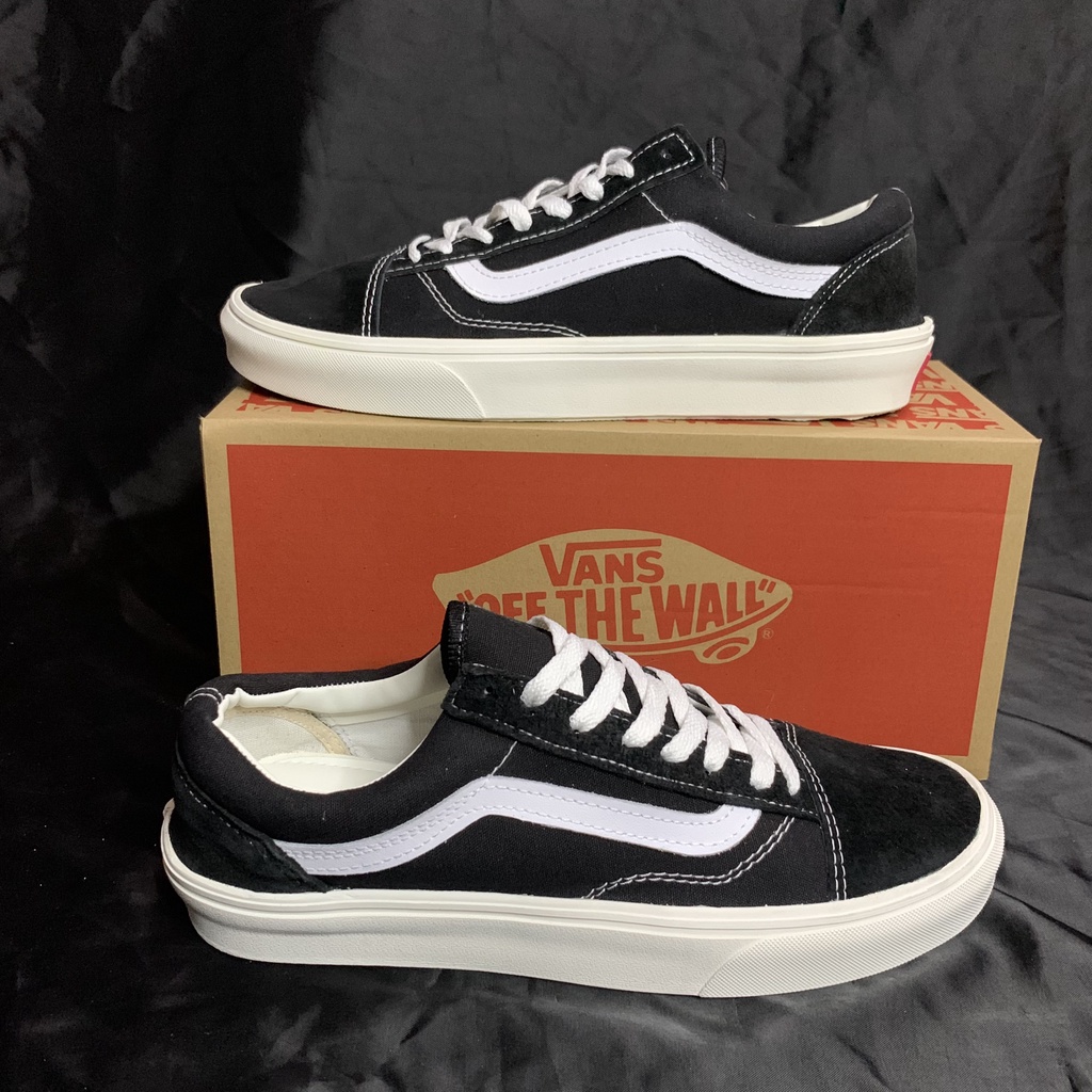Vans Vault Old Skool Sneakers In Black And White High Quality full box ...