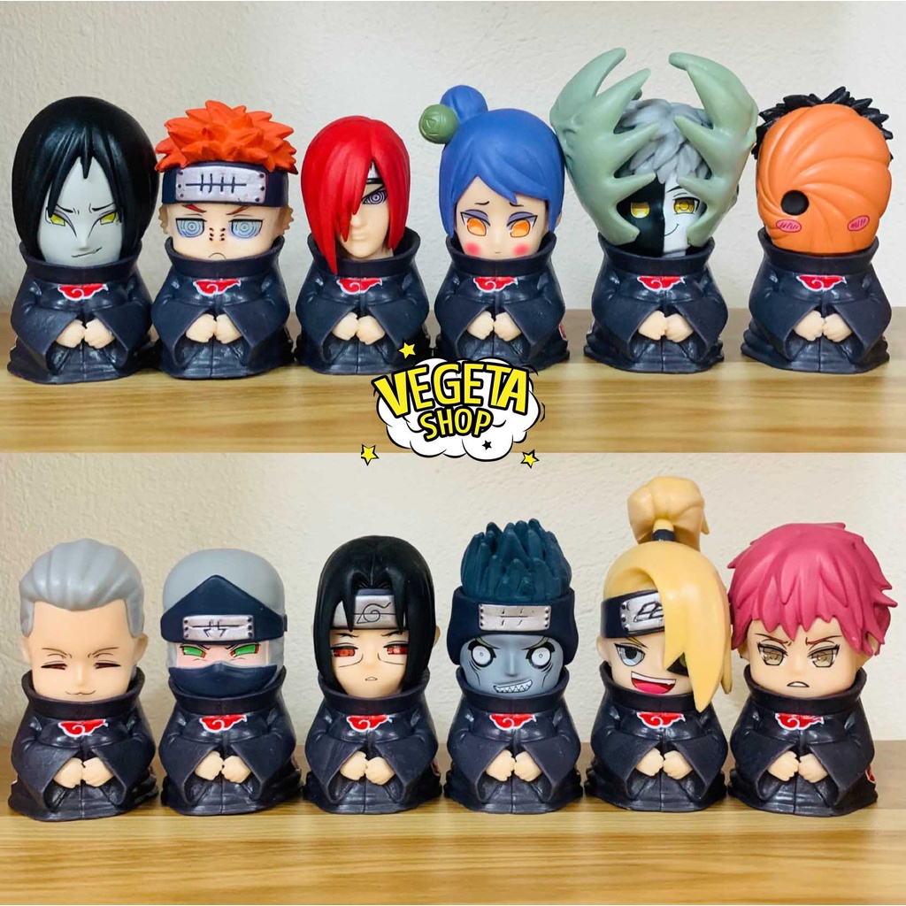 Naruto Model - Team Akatsuki Pain Nagato Konan Kisame Itachi Kakuzu ...