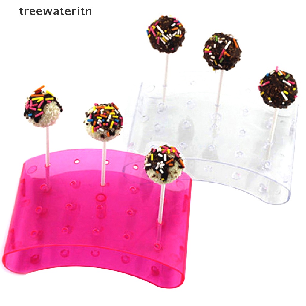 ritn Acrylic 20 holes cake pop lollipop cupcake display stand holder ...