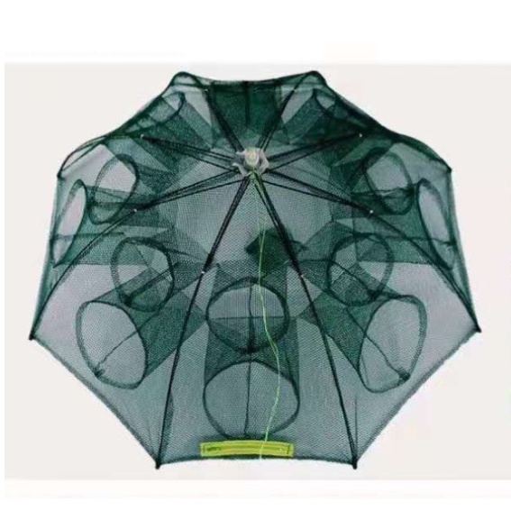 Foldable Porous Fish Shrimp Crayfish Crab Cage Fishing Net Outdoor ...