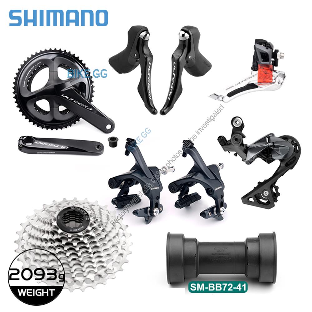 Shimano R8000 2*11speed Road Bike Groupset Shifter Rear Derailleur ...
