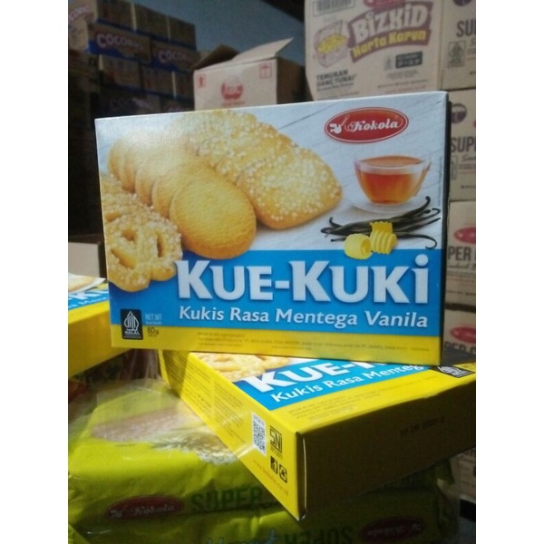 Kokola KUE-KUKI butter vanilla/chocolate 80gr (MAJORICO VANILLA ...