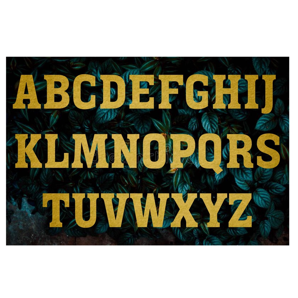 Letter Standee Capital Letters (MDF board- 7 inch) | Shopee Philippines