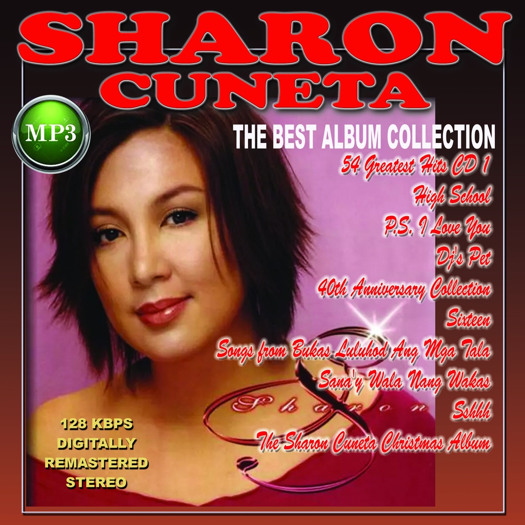 SHARON CUNETA MP3 CD for PCCDROM (DVD player compatible) | Shopee ...