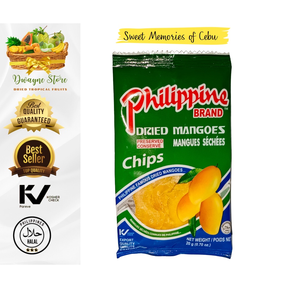 PB DRIED MANGO CHIPS 20G | Shopee Philippines