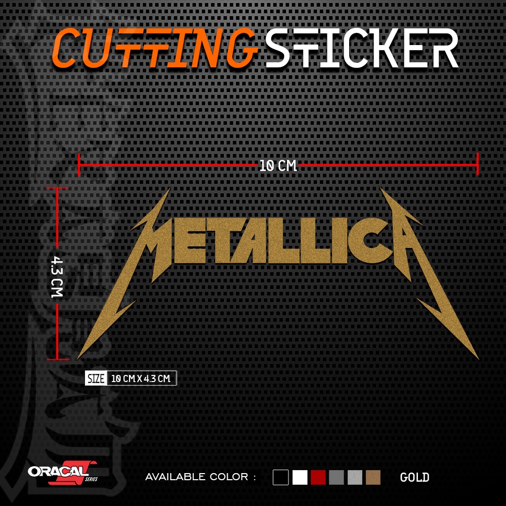 Metallica Band Sticker Cutting | Metallica Cutting Band Sticker ...