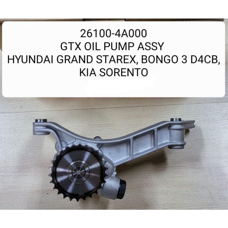Oil Pump Assembly Hyundai Grand Starex, Bongo 3 D4CB, Kia Sorento ...