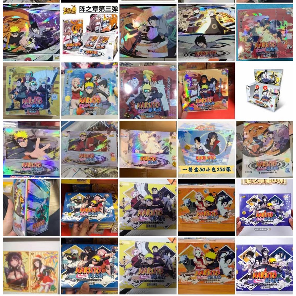 Naruto Anime Card Collection Box Full Set | Shopee Philippines