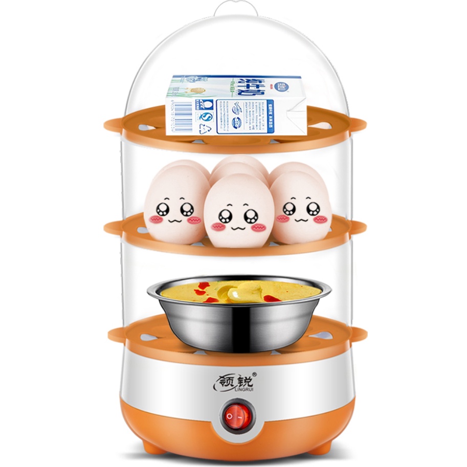 Large capacity Egg Steamer Boiler Fast Heating Food Cooker Kitchen ...
