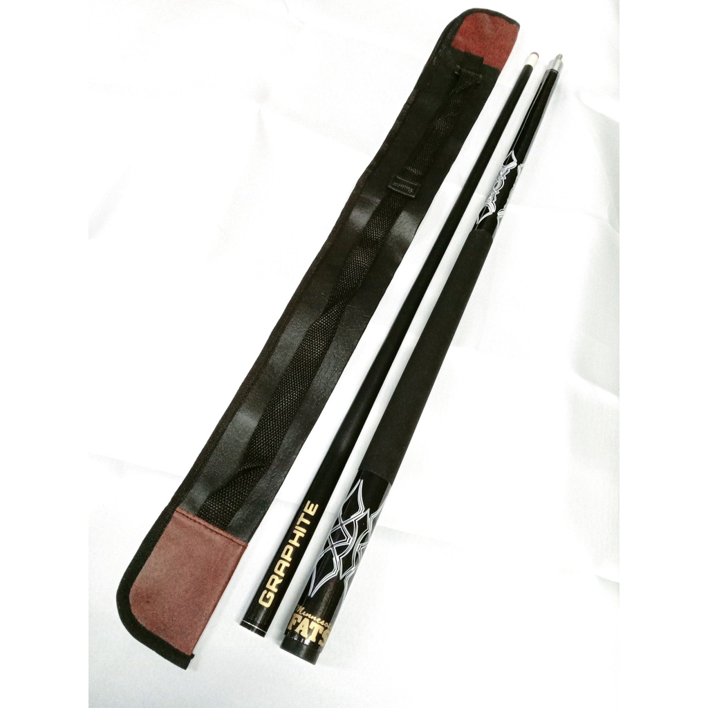 GRAPHITE #2 BLACK MINNESOTA FATS CUE STICK [ MAROON ]/ TAKO NG BILYARAN ...