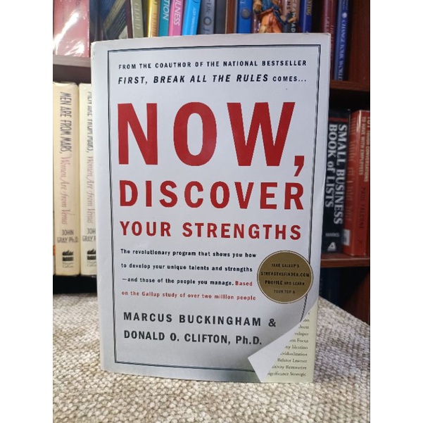 NOW, DISCOVER YOUR STRENGTHS by MARCUS BUCKINGHAM & DONALD O. CLIFTON ...