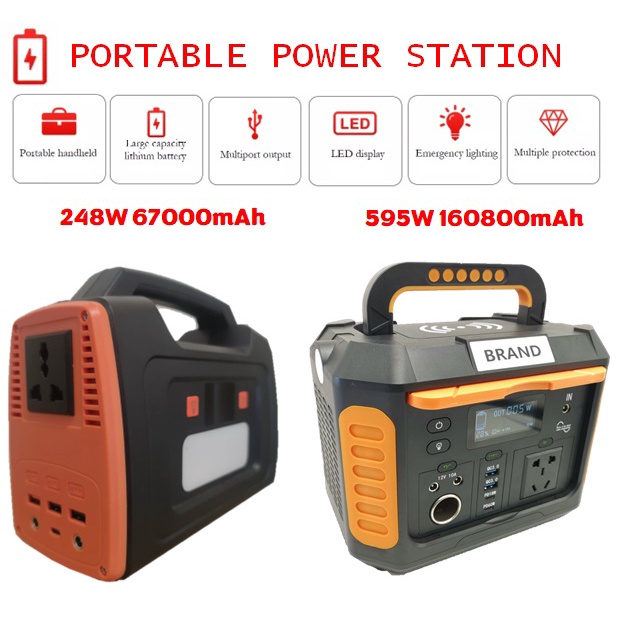 Outdoor Portable Power Station Laptop Power bank 67000/160800mAh ...