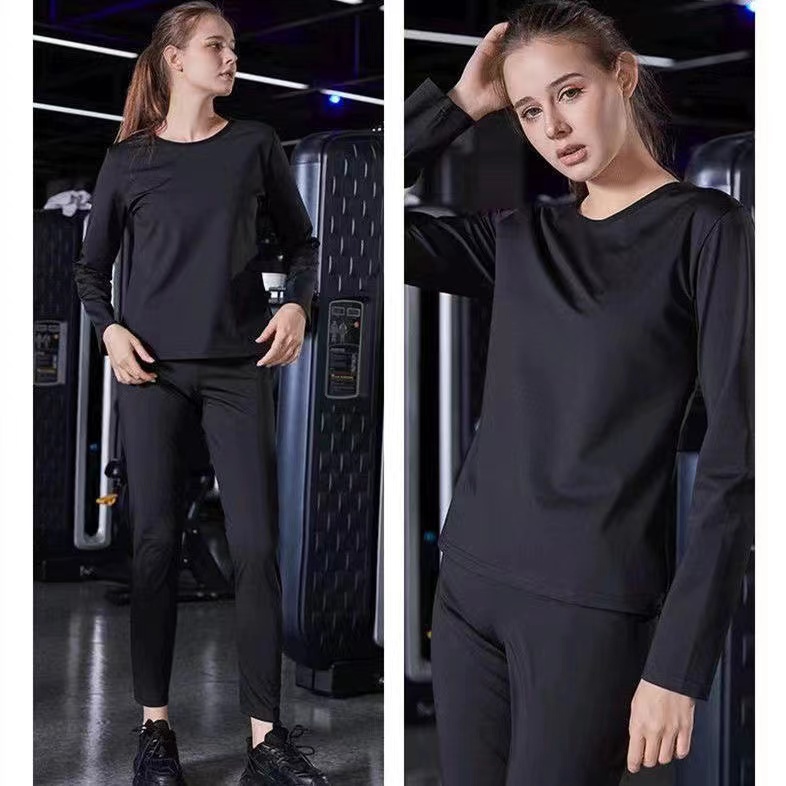 Fitness weight loss Women Sauna Suit Waist Trimmer Slimming Tops ...