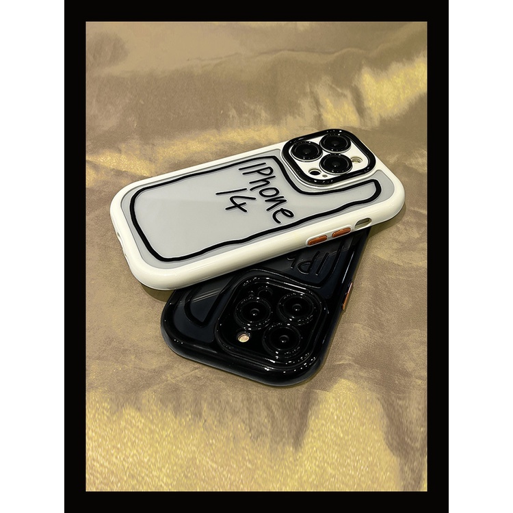 Funny Line for iPhone 14 Phone Case Transparent iphone14promax Silicone ...
