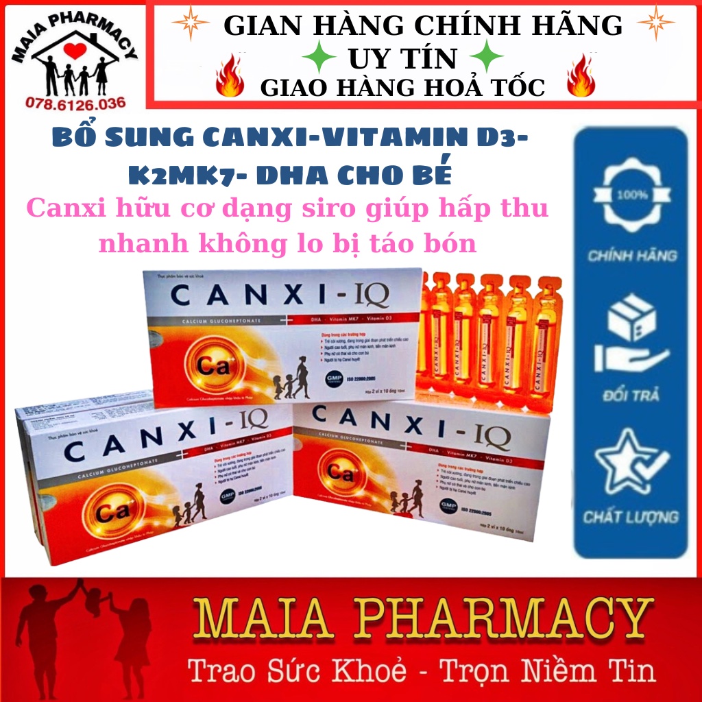 Calcium-iq Syrup D3-K2MK7-DHA Supports optimal height and brain ...