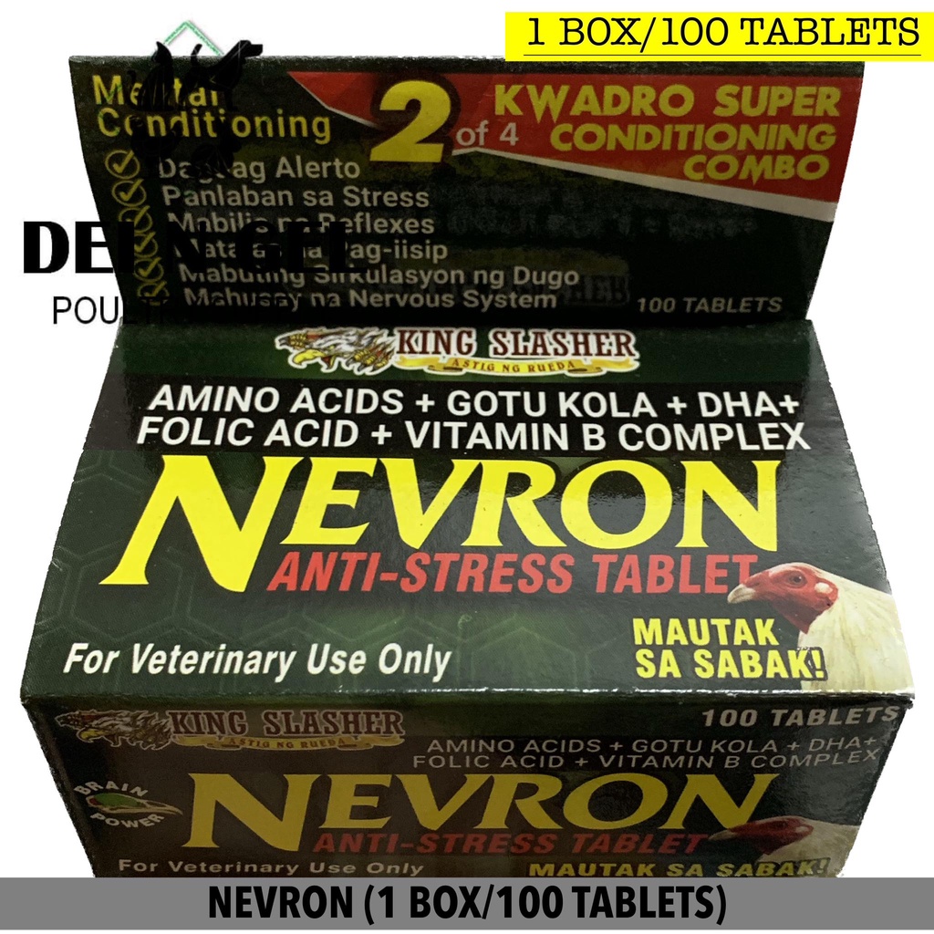 NEVRON KING SLASHER For Gamefowl (100 TABLETS) | Shopee Philippines