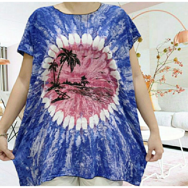 Women's casual clothes LD 134 jumbo CM jumbo women's Balinese tiedye ...