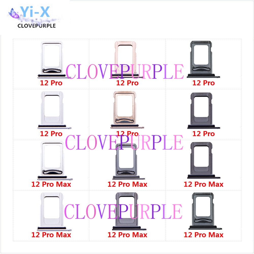 Sim Tray For iPhone 12 Pro 12 Pro Max Sim Card Slot Holder Adapter ...