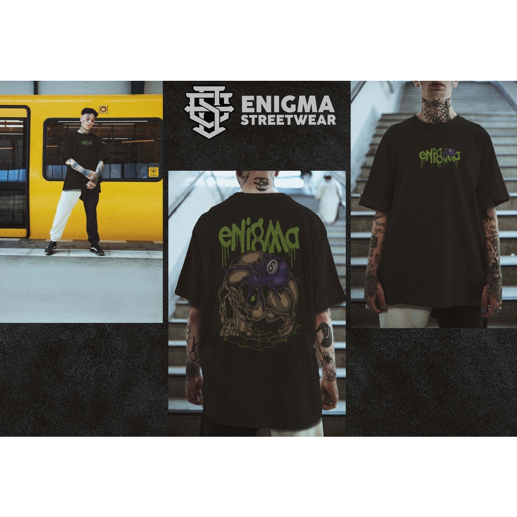 Enigma Streetwear Trending T shirt for men black pro club inspired ...