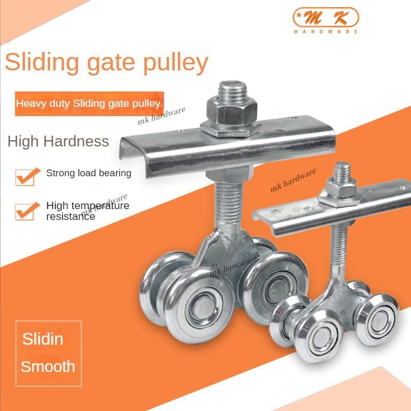Piggy Steel Hanging Gate Wheel roller pulley sliding door track 25mm ...