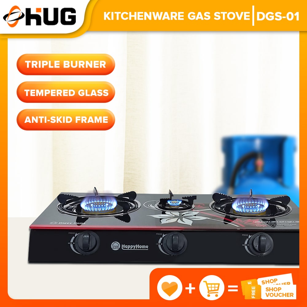 Stove burner Gas Stove burner Tempered glass Stainless Body Cooking ...