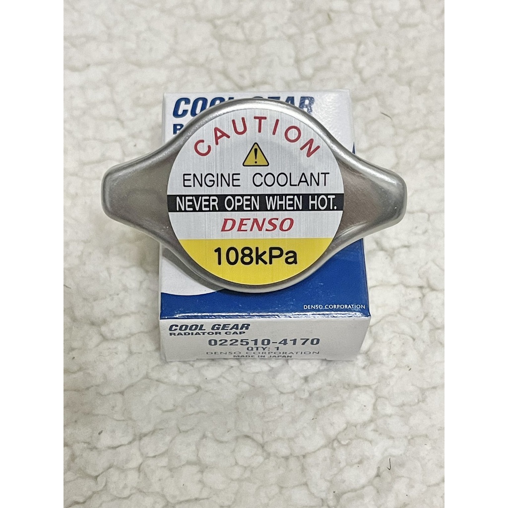 ORIGINAL DENSO Radiator Cap 108kPa 0.9kg/cm2 | Shopee Philippines