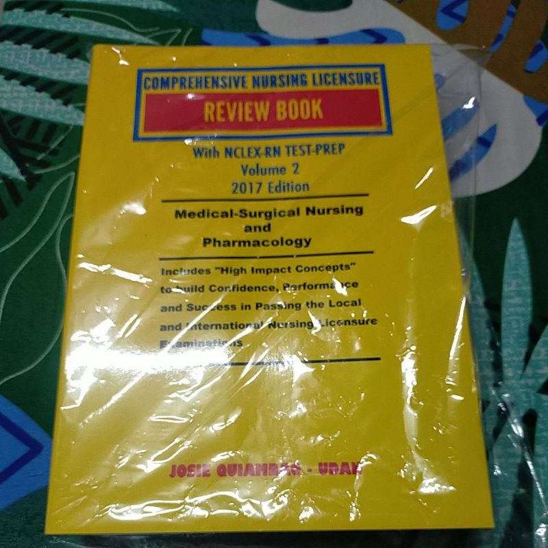 Comprehensive Nursing Licensure Review book vol 2 | Shopee Philippines