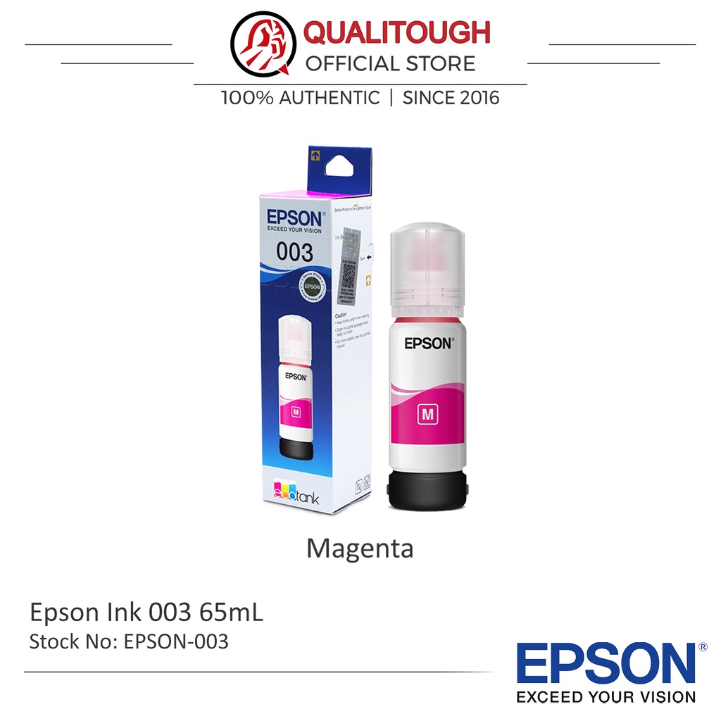 Epson Genuine Refill Ink 003 65ml | Shopee Philippines