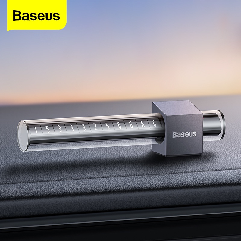 Baseus Car Temporary Parking Card Phone Number Plate for Temporary ...