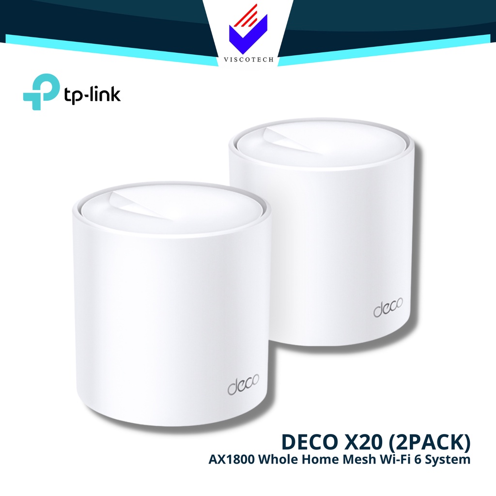 TP-Link DECO X20 AX1800 Whole Home Mesh Wi-Fi 6 System (2-Pack ...