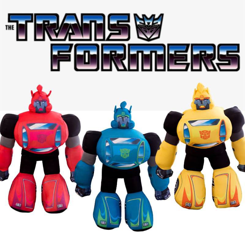 55cm Transformers Plush Toy Stuffed Doll Robot Children Cartoon Pillow ...