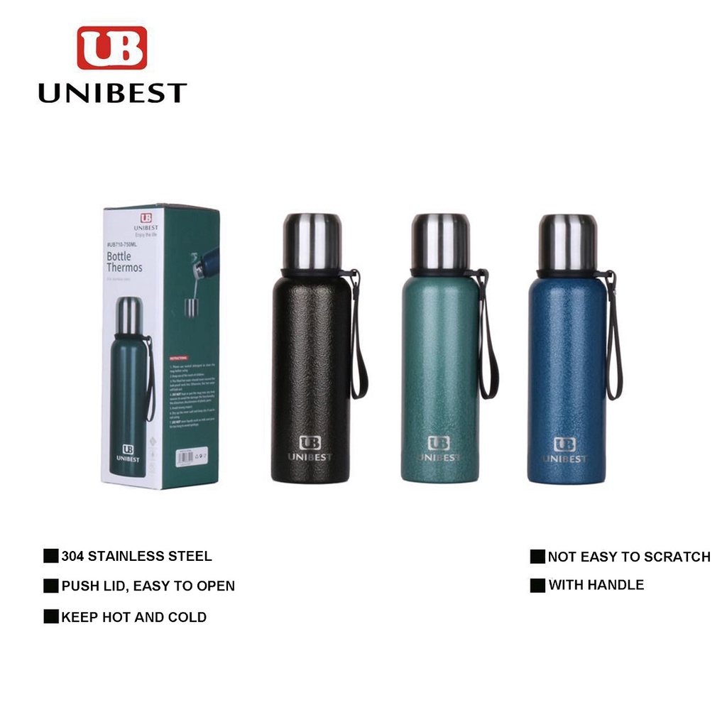 Unibest Thermos Flask Hot and Cold 710-750ML | Shopee Philippines