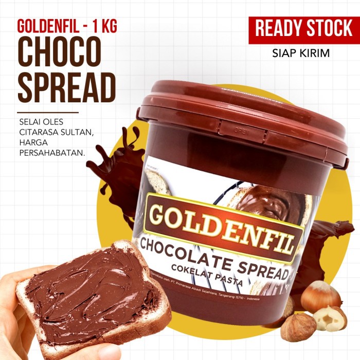 Goldenfil Choco Spread 1 kg halal | Shopee Philippines
